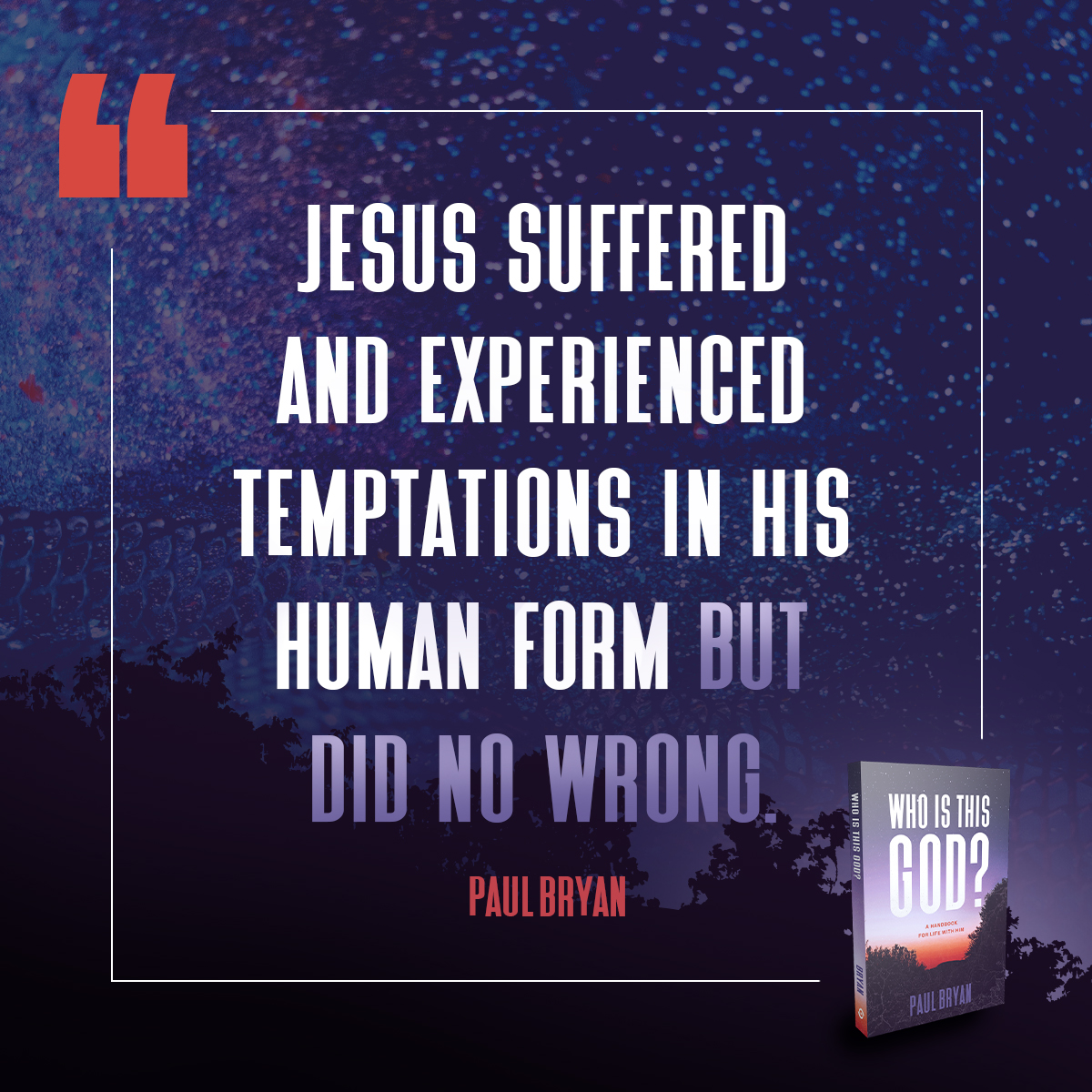 Jesus suffered and experienced temptations in his human form but did no ...