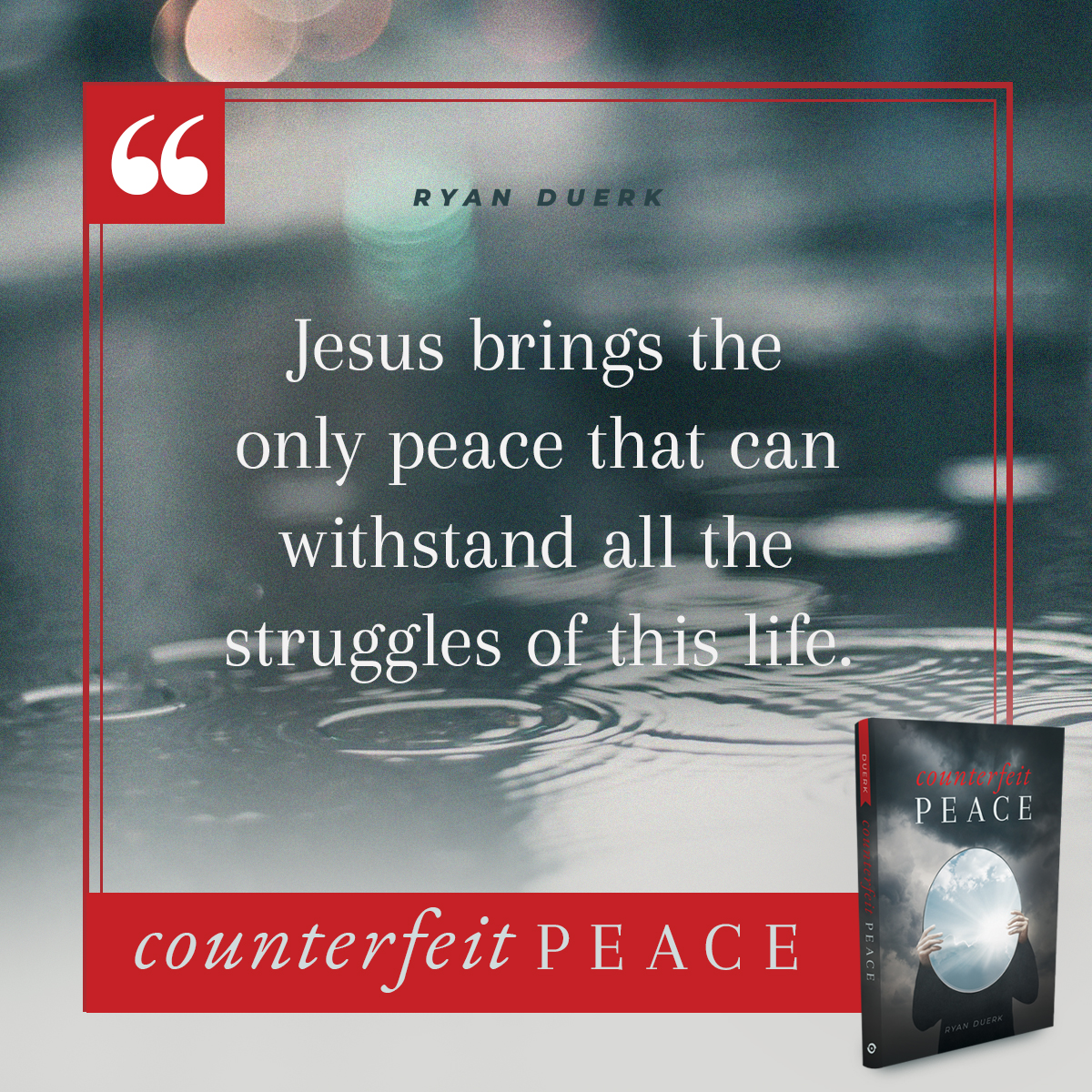 Jesus brings the only peace that can withstand all the struggles of ...