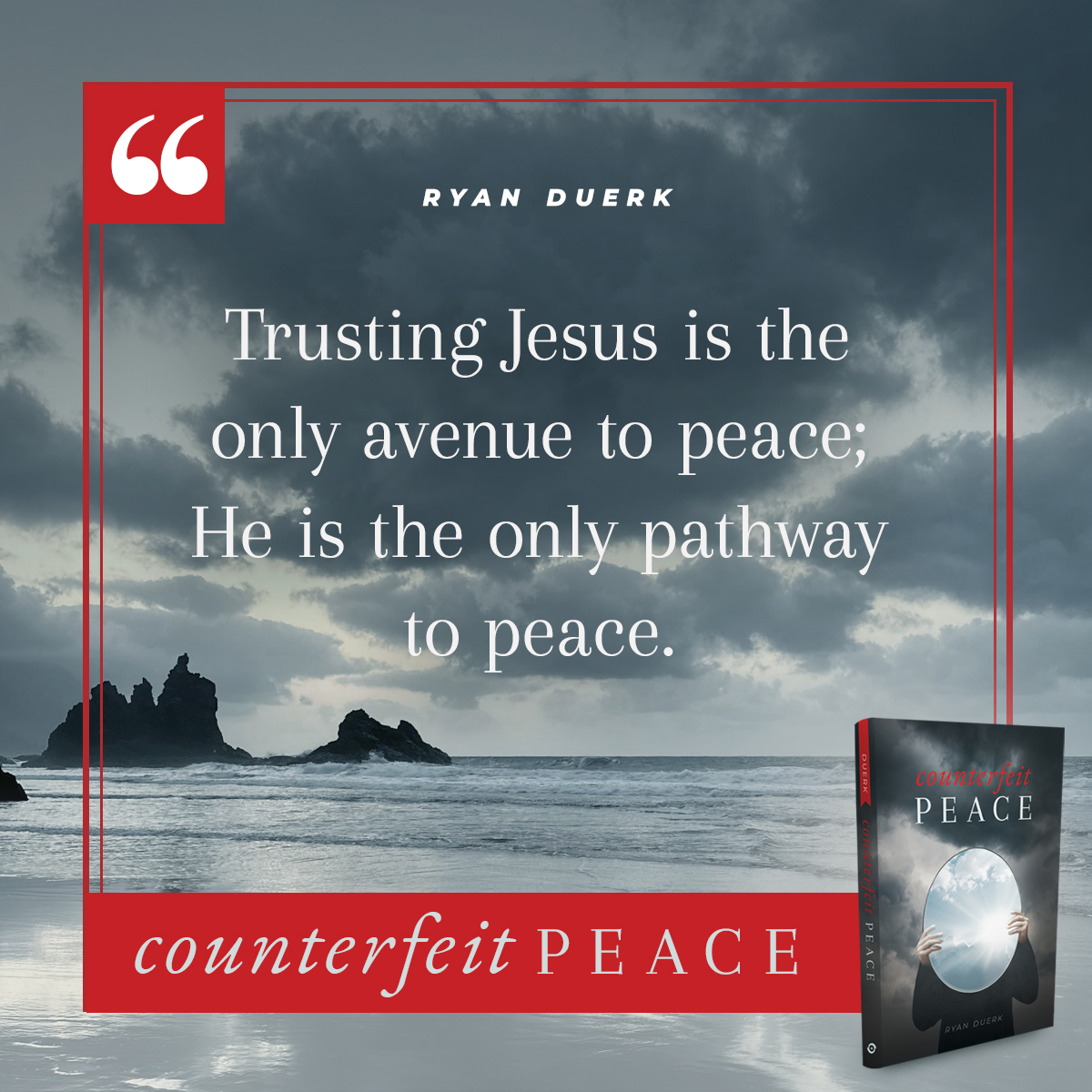 Trusting Jesus is the only avenue to peace; He is the only pathway to ...