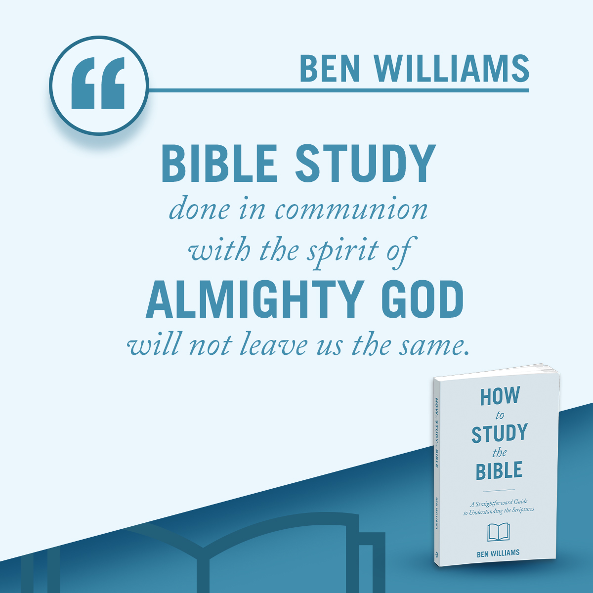 Bible study done in communion with the spirit of Almighty God will not ...